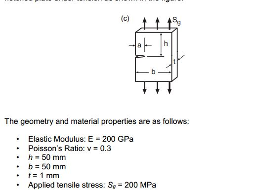 Solved Compute the stress intensity factor of a | Chegg.com