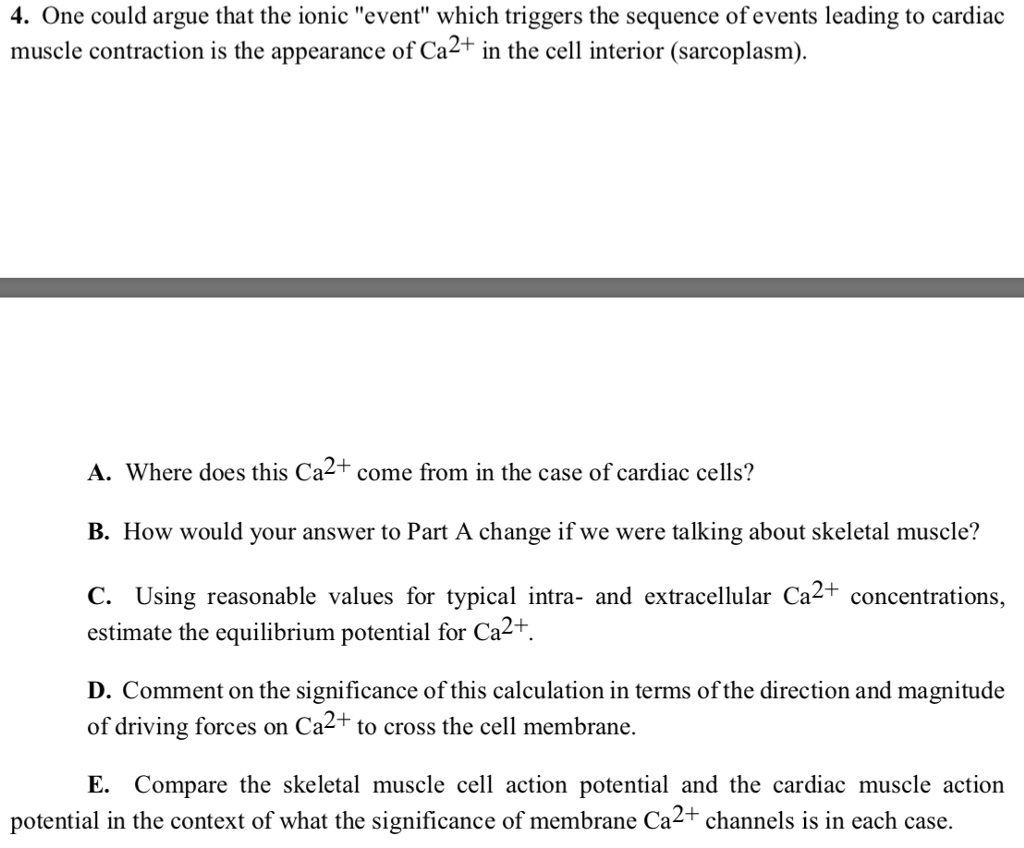 Solved 4. One could argue that the ionic "event" which | Chegg.com