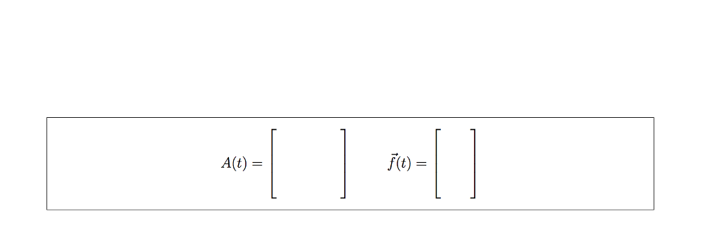 Solved The following systems of ODE's are linear, in that | Chegg.com
