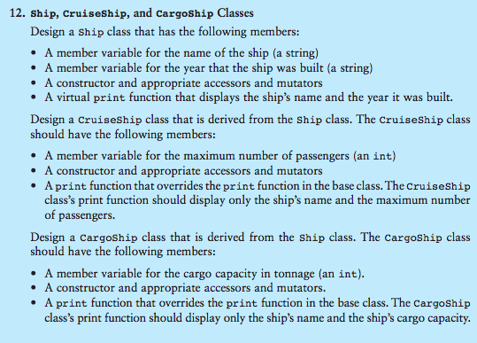 Solved Description: Implement Programing Challenges #12 on | Chegg.com