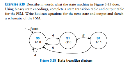 Solved Exercise 3.19 Describe in words what the state | Chegg.com