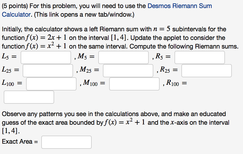 Solved (5 points) For this problem, you will need to use the | Chegg.com