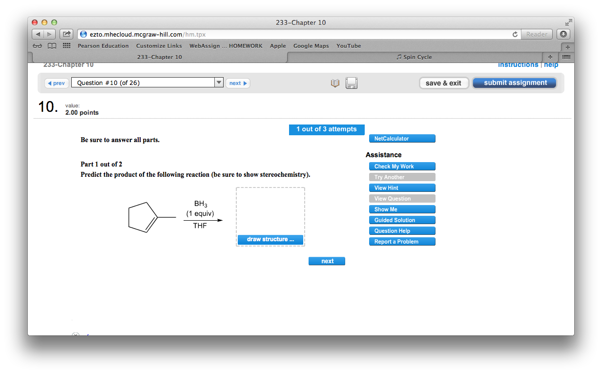 Solved Assistance Be sure to answer all parts. Part 1 out of | Chegg.com