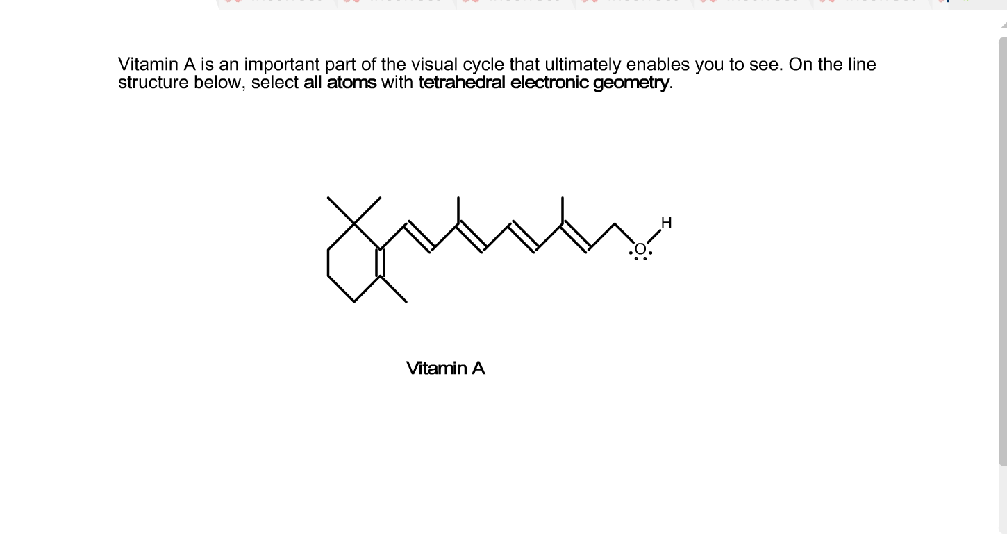 Solved Vitamin A is an important part of the visual cycle | Chegg.com