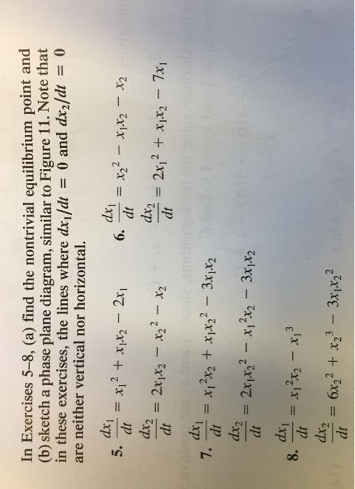 Solved In Exercises 5-8, find the nontrivial equilibrium | Chegg.com