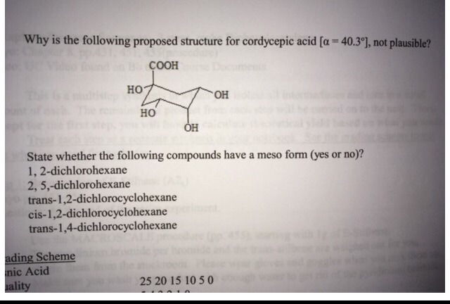 Solved Why is the following proposed structure for | Chegg.com