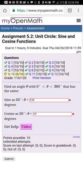 Solved ? https://www.myopenmath.co? myOpenMath Home > | Chegg.com