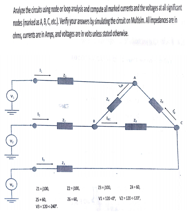 Solved Analyze the circuits using node or loop analysis and | Chegg.com
