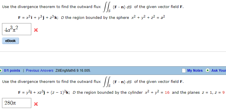 Solved use the divergence theorem to find the outward flux | Chegg.com