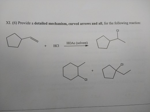 Solved Provide a detailed mechanism, curved arrows and all, | Chegg.com