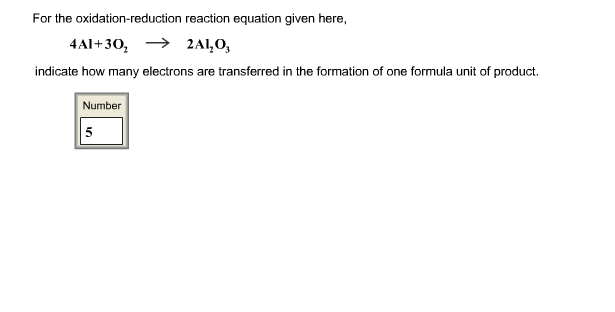 Reduction Reaction Equation