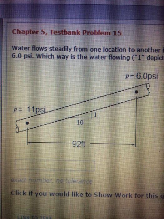Solved Water flows steadily from one location to another in | Chegg.com