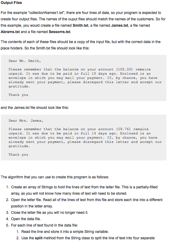 Solved Write a program that will perform a mail merge. | Chegg.com