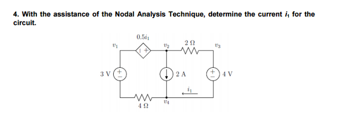 Solved With the assistance of the Nodal Analysis Technique, | Chegg.com