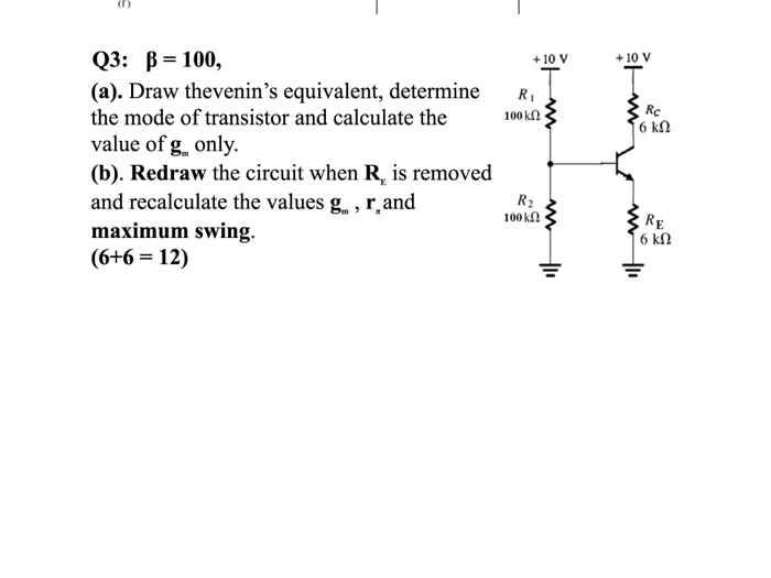 Solved Draw thevenin's equivalent, determine the mode of | Chegg.com Solved Draw thevenin's equivalent, determine the mode of | Chegg.com