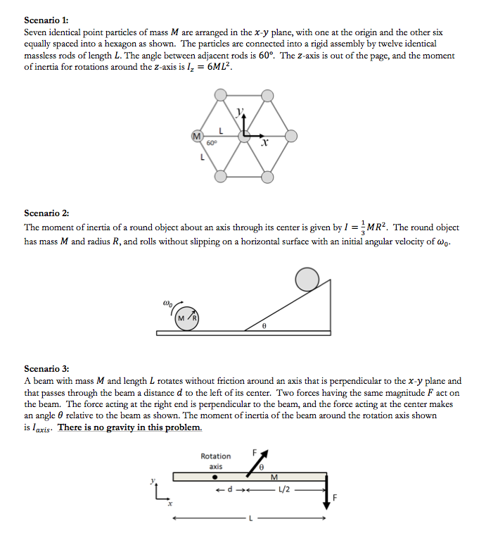 I have a Physics 1 test coming up and my professor | Chegg.com