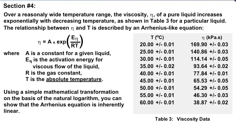 Solved Section #4: Over a reasonaly wide temperature range, | Chegg.com
