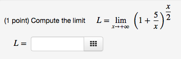 Solved Compute the limit L=lim (1+x) ln(x) Compute the limit | Chegg.com