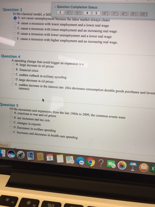 Solved Question Completion Status Question 3 In the | Chegg.com