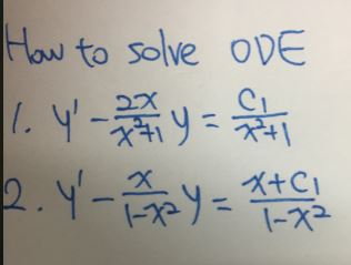 Solved law to solve oDE | Chegg.com