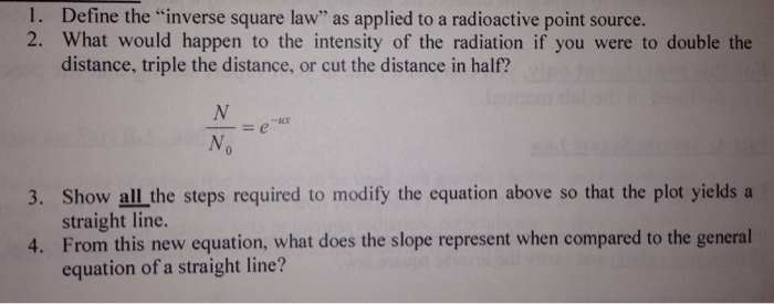Inverse Square Law Equation