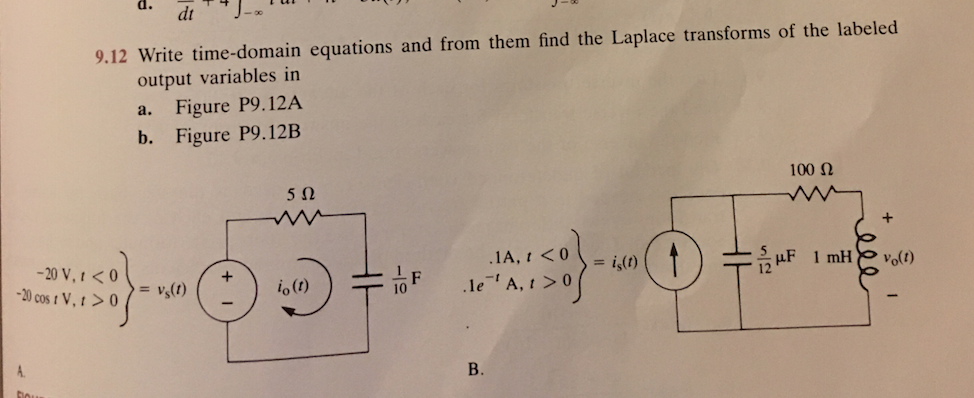 Solved Write time-domain equation and from them find the | Chegg.com