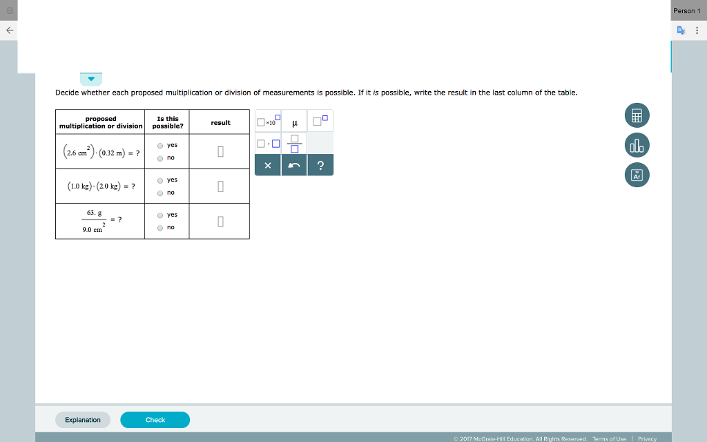 Solved Decide whether each proposed multiplication or | Chegg.com