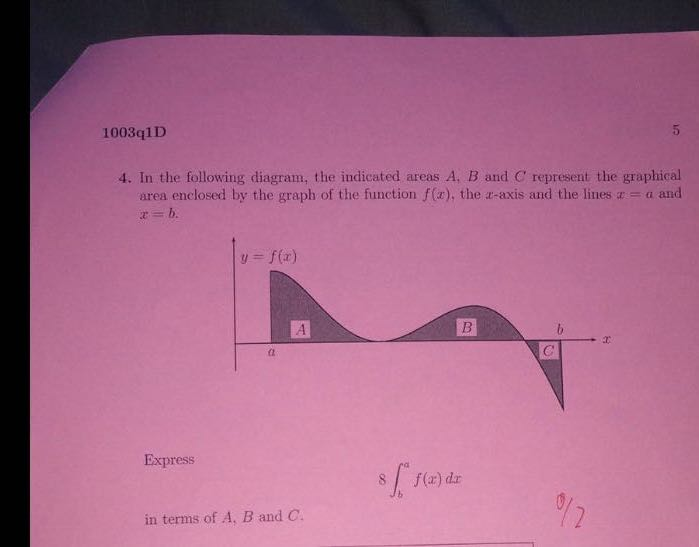 Solved 1003q1D 4. In the following diagram, the indicated | Chegg.com