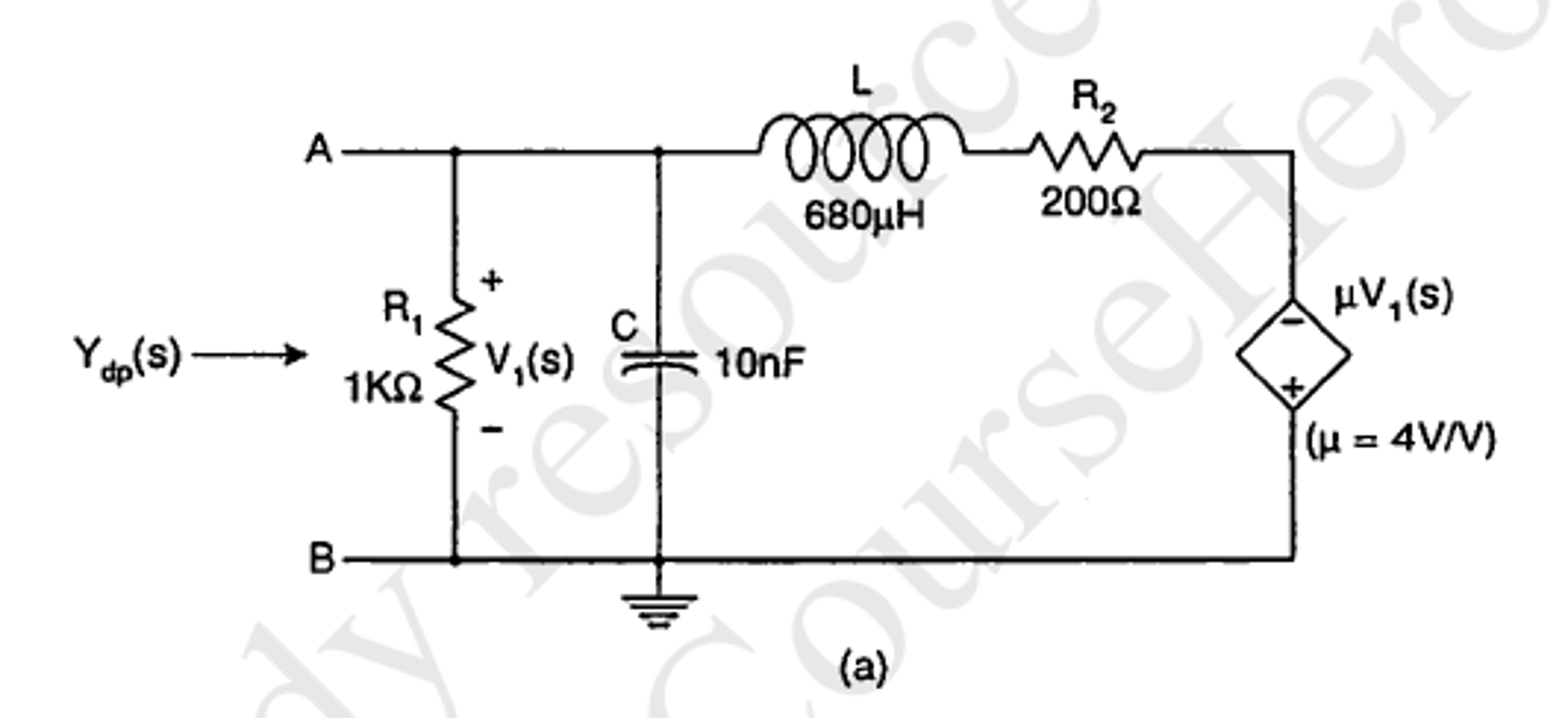 Solved: 4. (25%) The Linear Network Shown In Figure 4(a) C... | Chegg.com