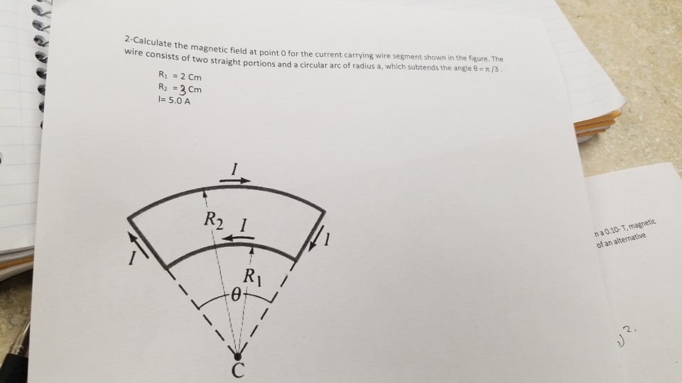 Solved late the magnetic field at point o for the current | Chegg.com
