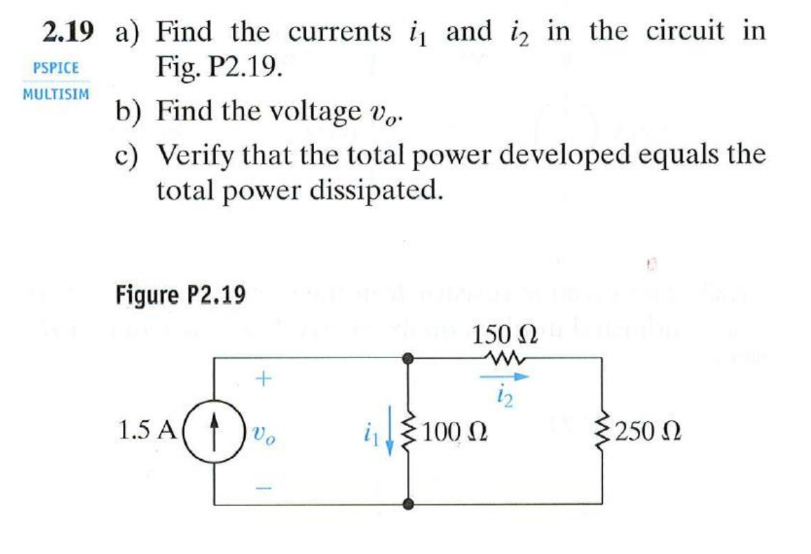 Solved How can I find i1 and i2 if I do not know the | Chegg.com