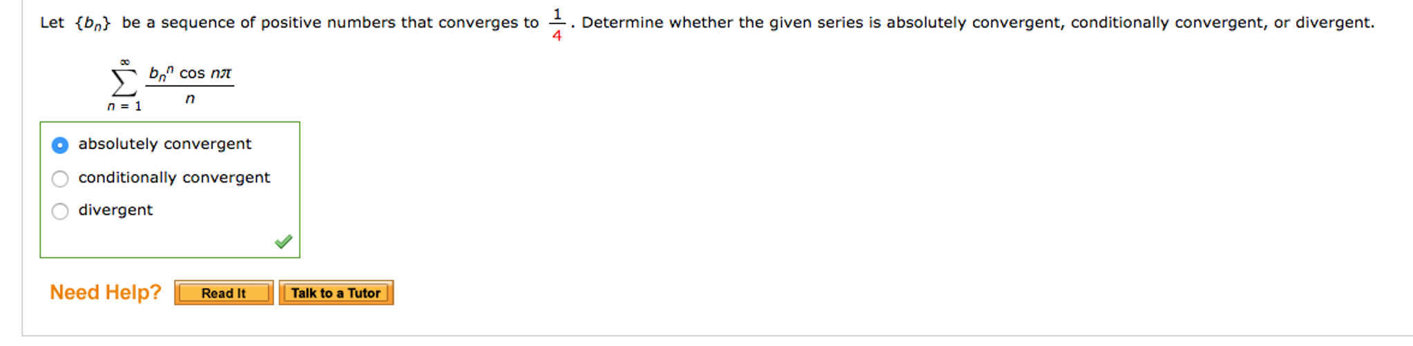 Solved Let {bn} be a sequence of positive numbers that | Chegg.com Solved Let {bn} be a sequence of positive numbers that | Chegg.com
