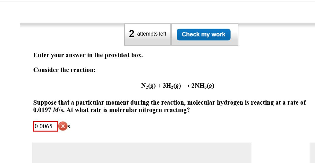 Solved Enter your answer in the provided box. Consider the | Chegg.com