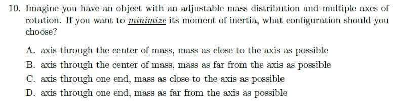Solved Imagine you have an object with an adjustable mass | Chegg.com
