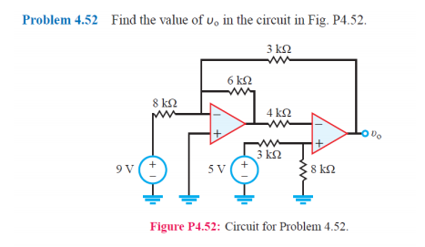 Solved Find the value of v0 in the circuit in Fig. P4.52. | Chegg.com