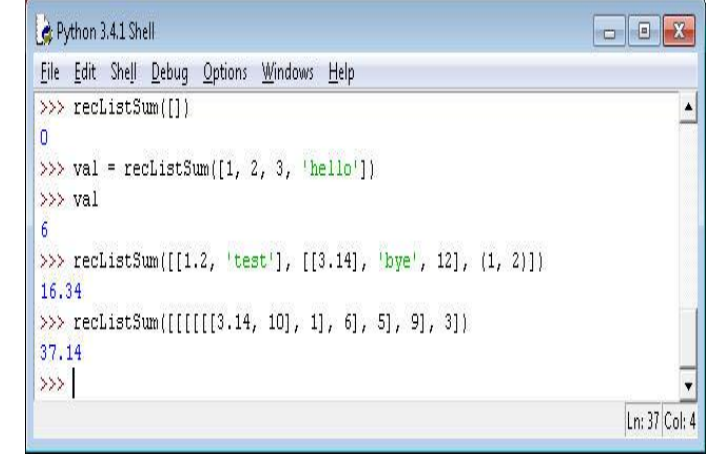 Solved Write a recursive function recListSum() that takes an | Chegg.com
