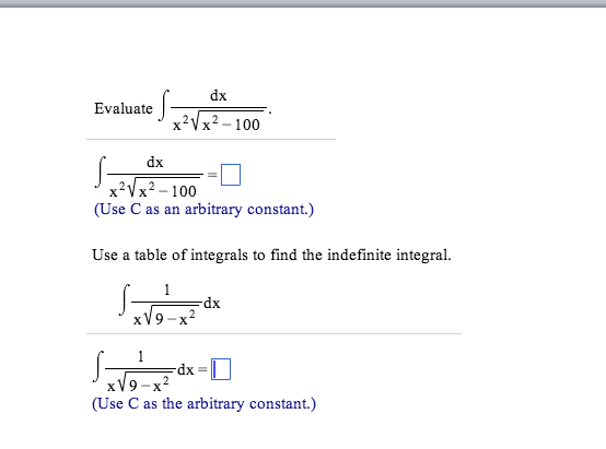 Solved Identify u. du. and the formula from a table of | Chegg.com