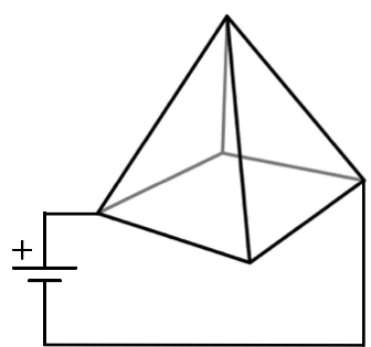 Solved (c) All sides of a square-based pyramid are made with | Chegg.com