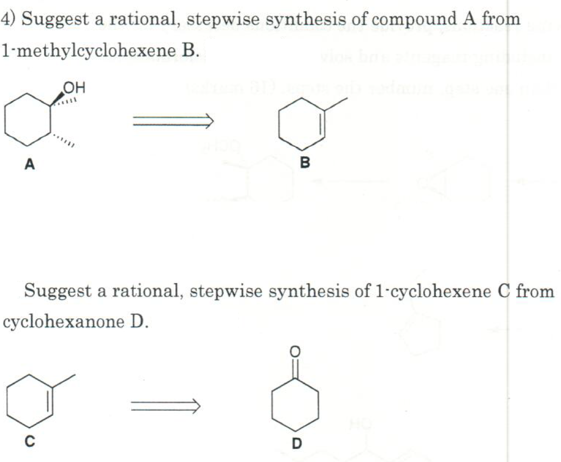 Solved 4) Suggest a rational, stepwise synthesis of compound | Chegg.com