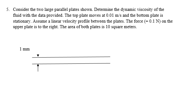 Solved Consider the two large parallel plates shown. | Chegg.com
