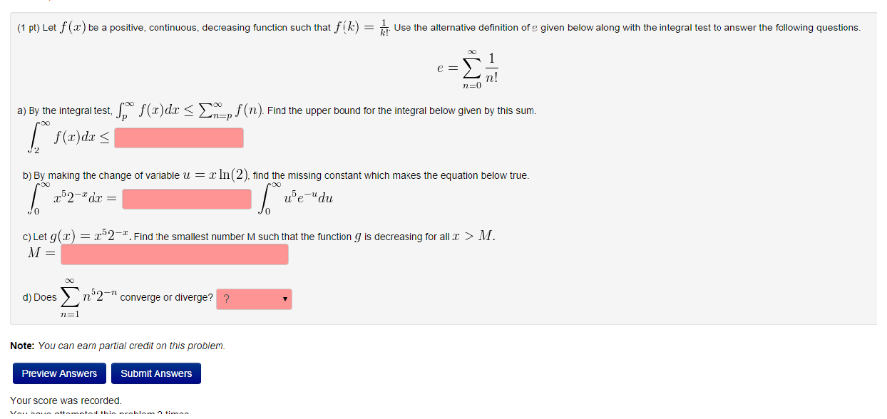 Let F X Be A Positive Continuous Decreasing