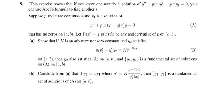 Solved This exercise shows that if you know one nontrivial | Chegg.com