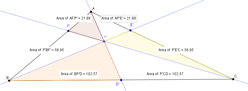 Solved Problem: Consider an arbitrary triangle, AABC. Let P | Chegg.com
