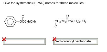 Solved Give the systematic (IUPAC) names for these | Chegg.com
