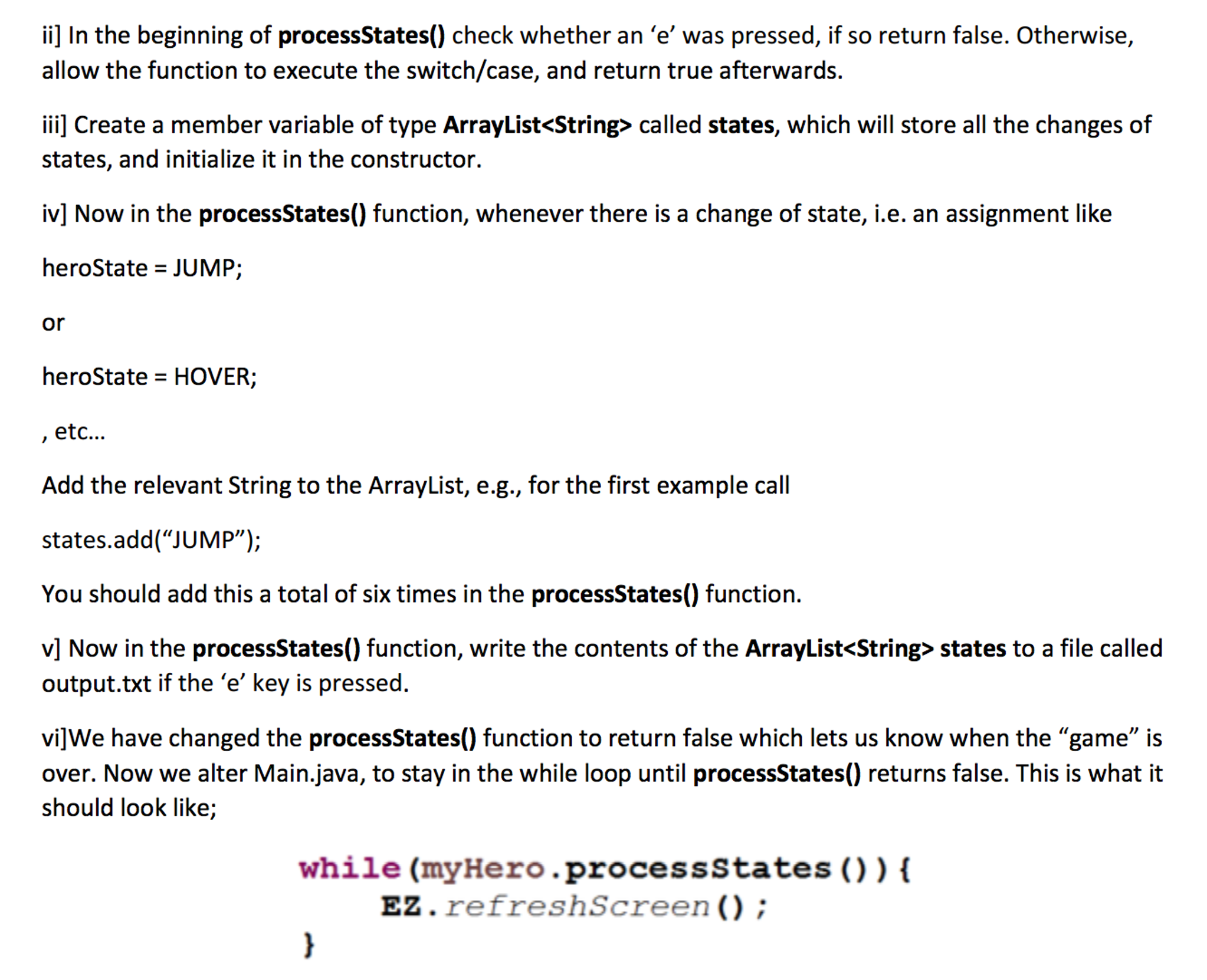 Solved Hero.java public class Hero { EZImage | Chegg.com