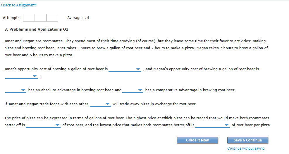 Solved Back to Assignment Attempts Average: 14 3. Problems | Chegg.com