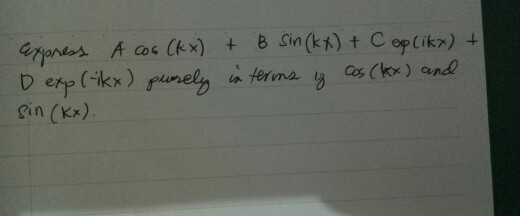 Solved CoG gin (Kx) | Chegg.com