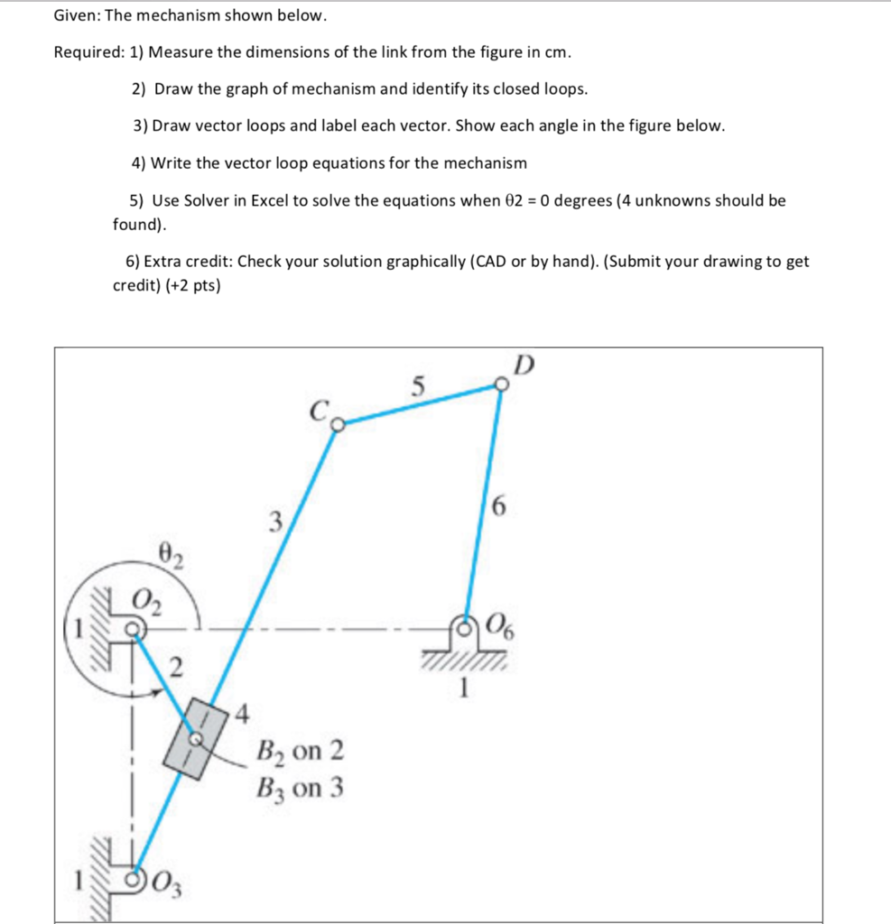 Solved Given: The mechanism shown below. Required: 1) | Chegg.com Solved Given: The mechanism shown below. Required: 1) | Chegg.com
