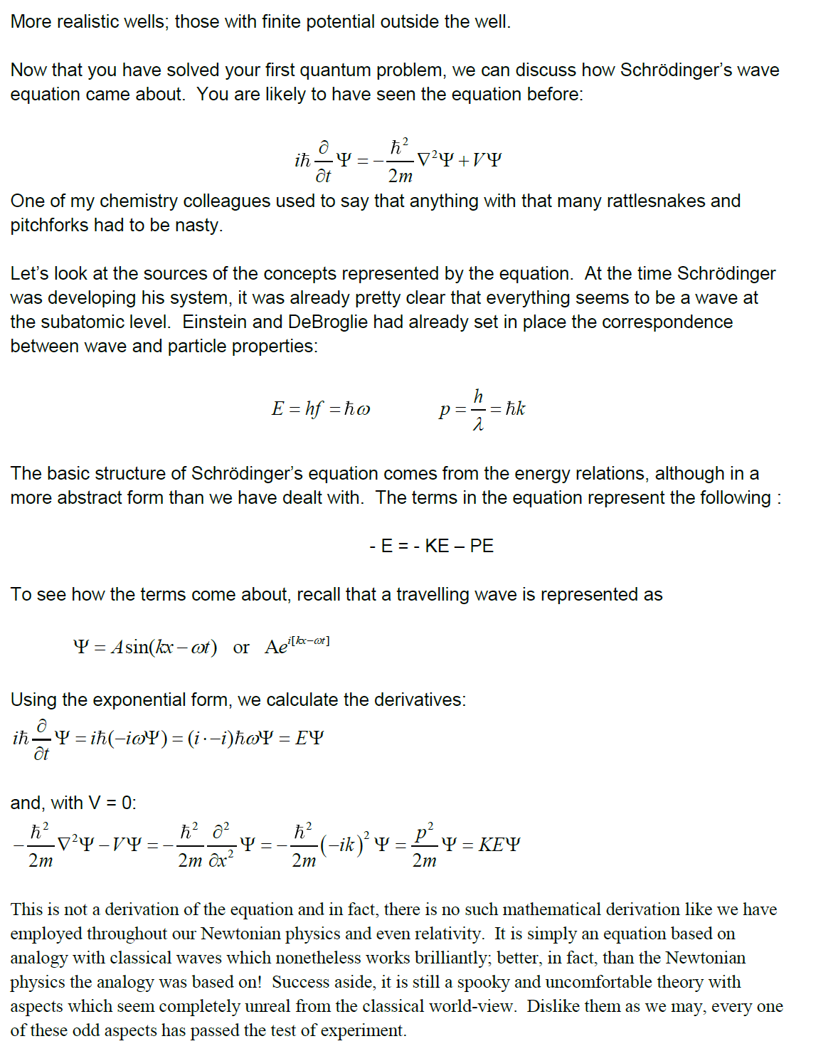 Solved More realistic wells, those with finite potential | Chegg.com