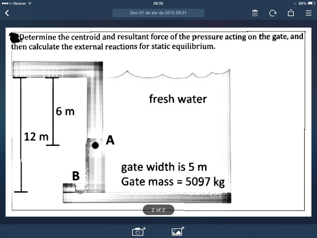 Solved Determine the centroid and resultant force of the | Chegg.com